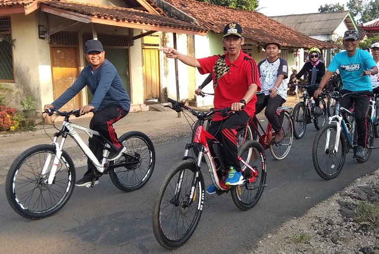 Pemkab Pringsewu Serap Aspirasi Masyarakat Lewat Program Gowes Sepeda
